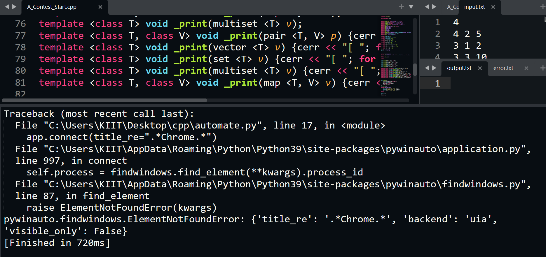 automate.py file is creating problem in line 17 · Issue #2 · epsilon573 ...