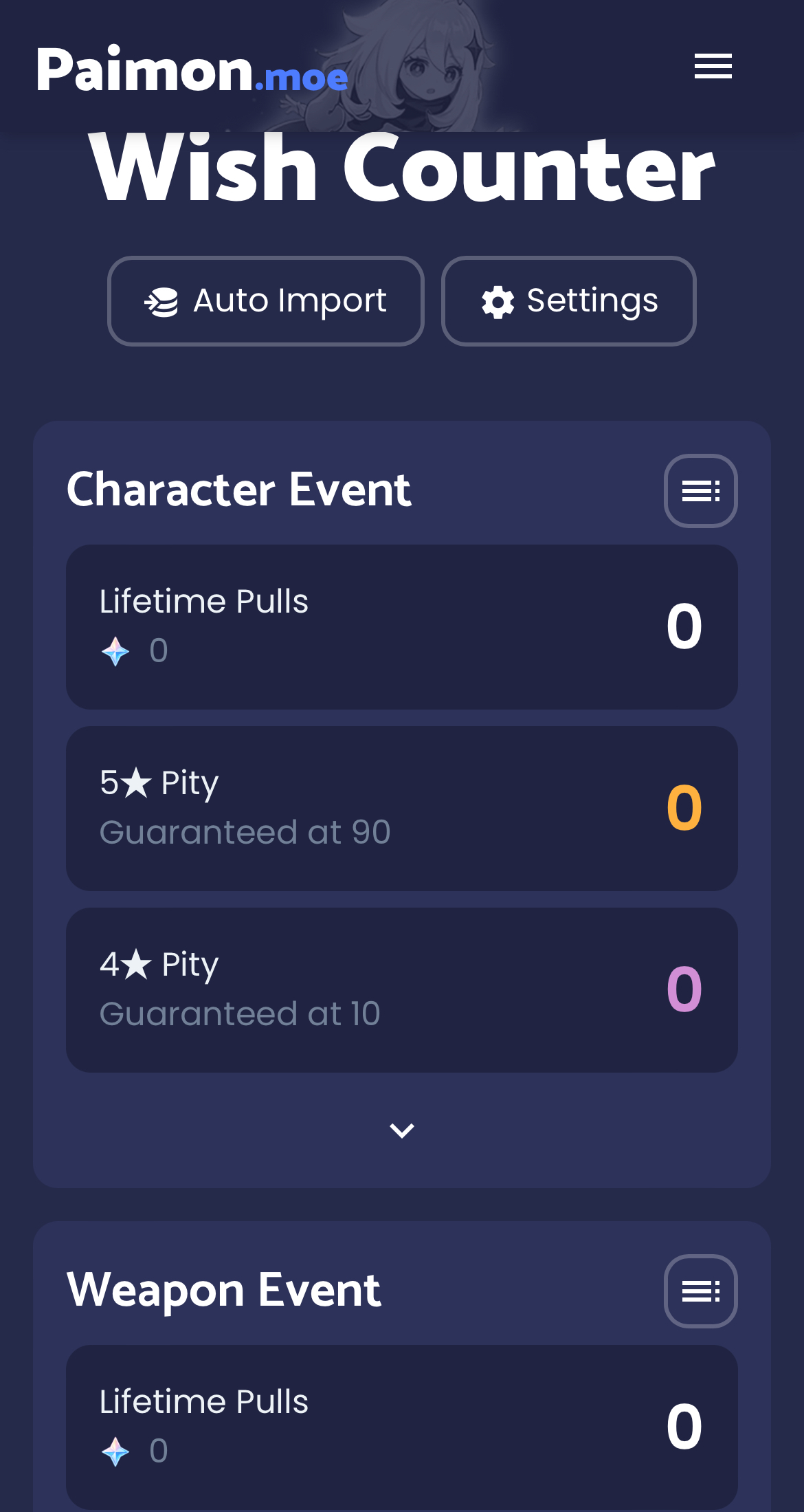 Lost data · Issue #479 · MadeBaruna/paimon-moe · GitHub