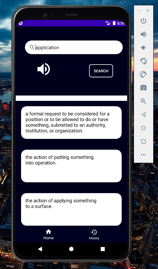 GitHub - cagriyilmaz04/Dictionary-Application