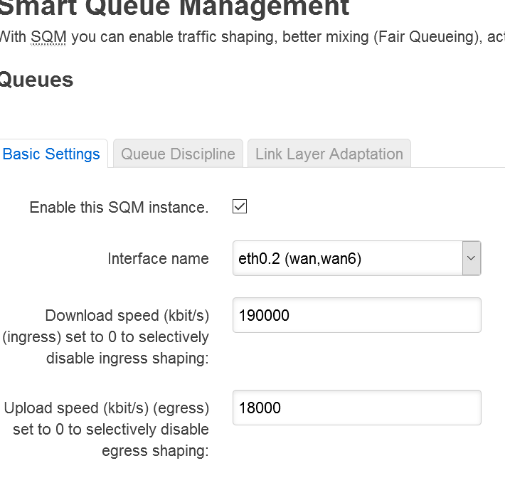 Smart Queue Management A Little Issue · Issue 4493 · Openwrtluci · Github 