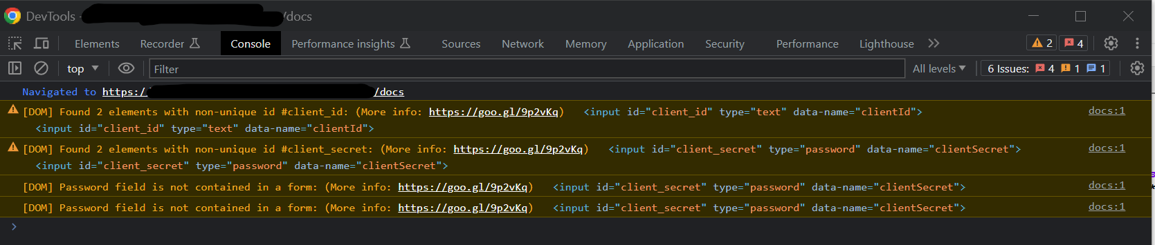 Swagger Ui Authorize Form Generates Duplicate Dom Ids When There Are Multiple Authorizers 