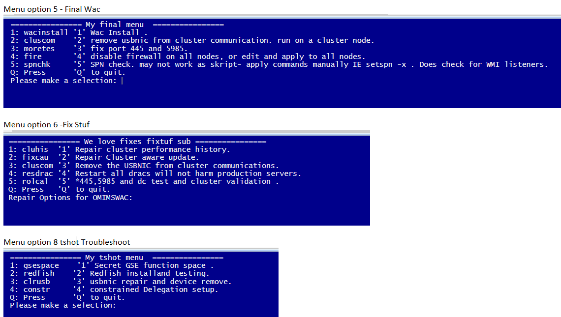 GitHub - Louisjreeves/SetupWacInstall: Helps clean Up WAC and OMIMSWAC for Cluster Management ...