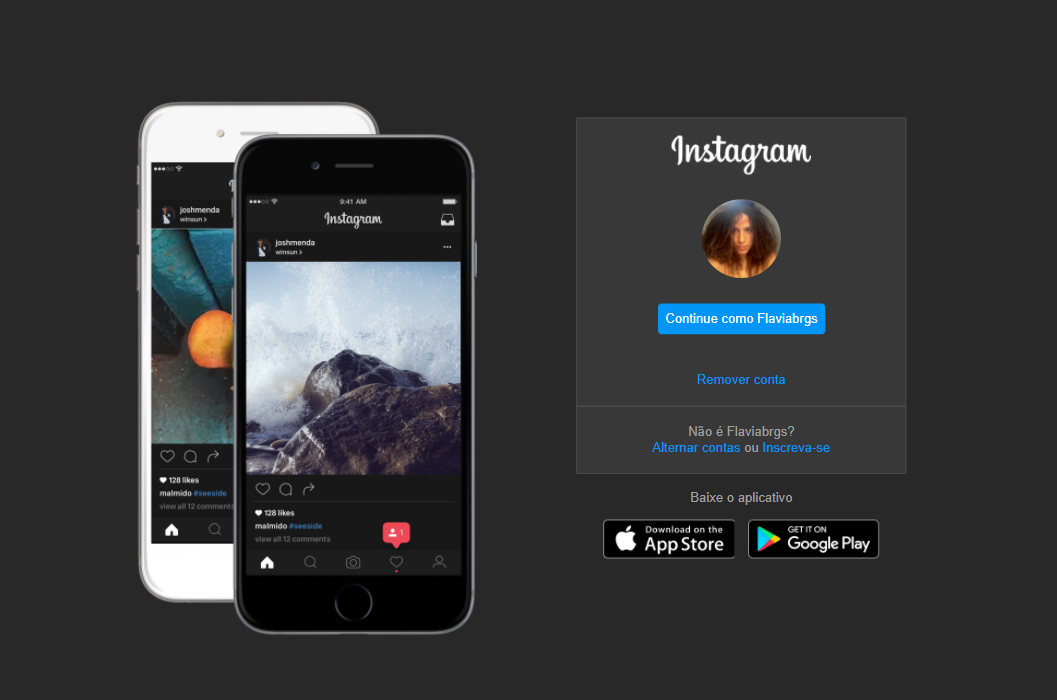 GitHub - flaviabrgs/login-instagram: Aula DIO - Recriando a página de login do Instagram