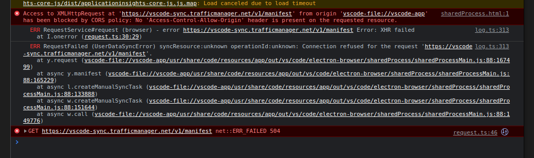 Settings sync not working in Linux · Issue #164036 · microsoft/vscode · GitHub