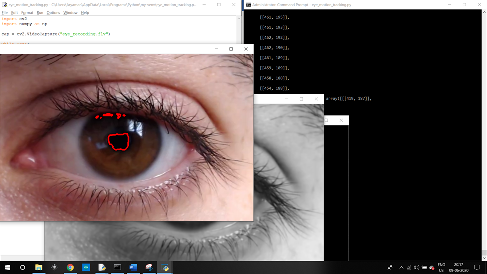 GitHub - aryamanchadha/eye-tracking-through-webcam