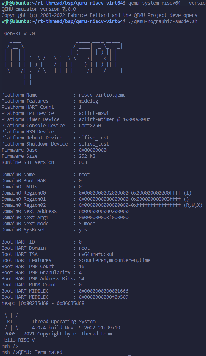 qemu-riscv-virt64 smode 下无法启动 · Issue #5979 · RT-Thread/rt-thread · GitHub