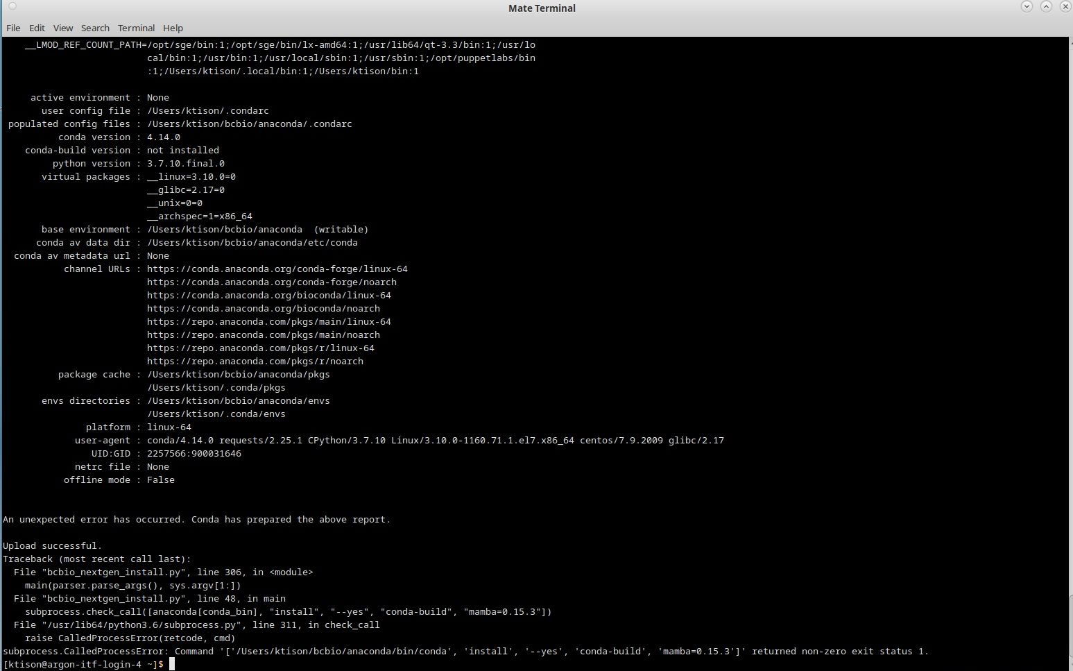 Subprocess CalledProcessError Command Returned Non zero Exit