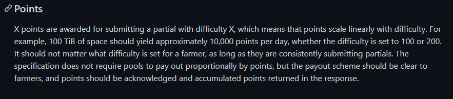 points scale linearly with difficulty or space? · Issue #119 · Chia-Network/pool-reference · GitHub