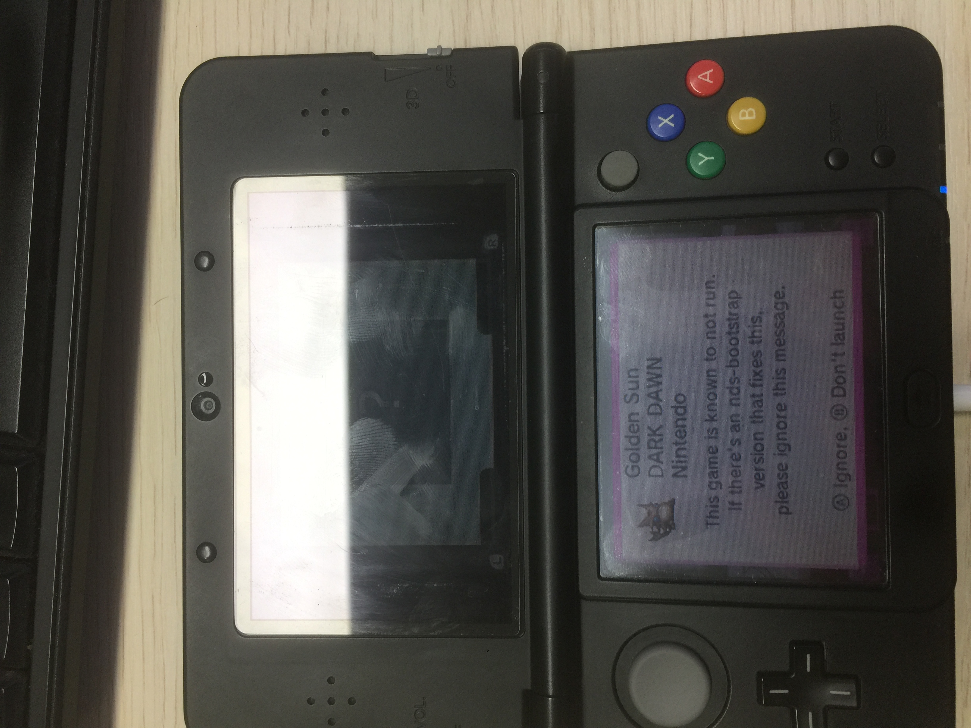 Goldden Sun Dark Dawn (USA) not run · Issue #1076 · DS-Homebrew/nds-bootstrap · GitHub