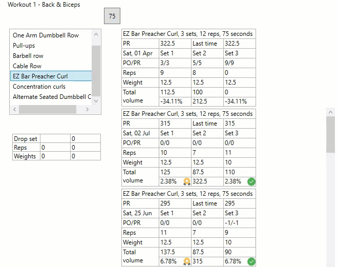 GitHub - maxrihm/workout-logger: Fitness training application that ...