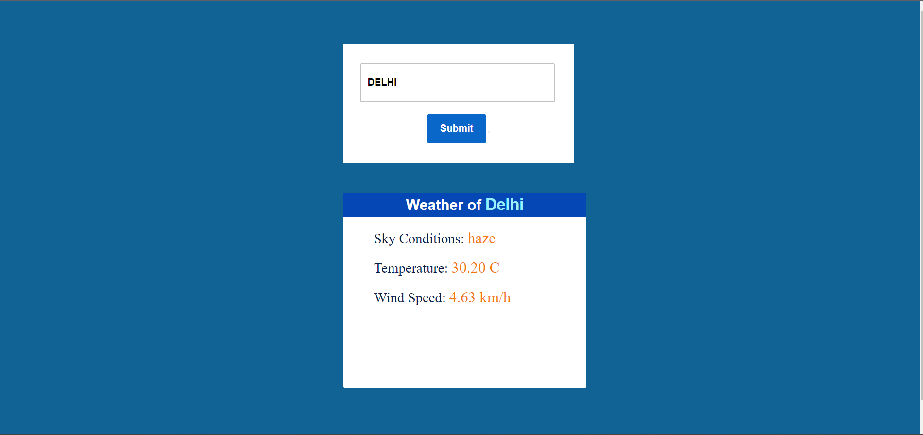 GitHub - aniketray01/weather-forecast: HTML CSS AND JAVASCRIPT