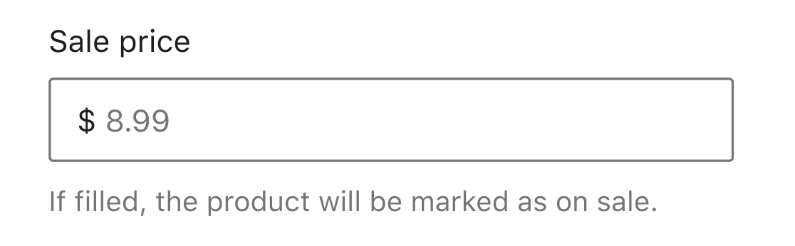 [enhancement] Add An Helper Text To The Sale Price Field · Issue 35539 · Woocommerce