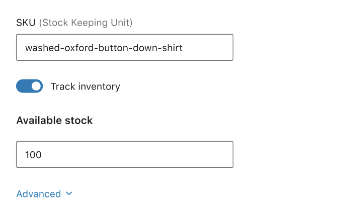 [enhancement] Update Copy And Layout Of The Inventory Management Fields · Issue 36777