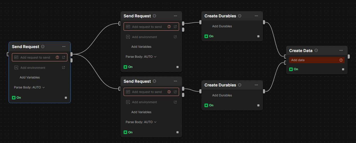 Cant Select Different Durables For The Same Input From Two Different Streams · Postmanlabs