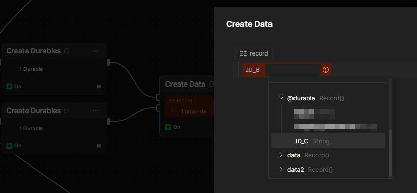 Can't select different durables for the same input from two different streams · postmanlabs ...