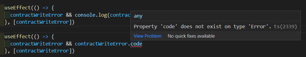 How to get the error code of error? · wevm wagmi · Discussion #233 · GitHub