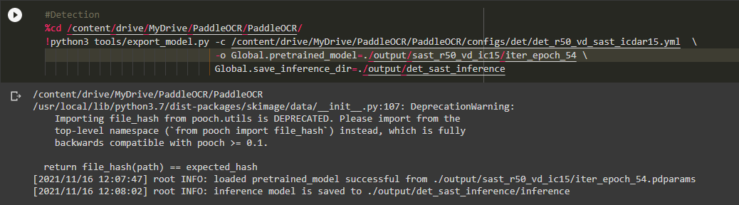 SAST inference error · Issue #4658 · PaddlePaddle/PaddleOCR · GitHub