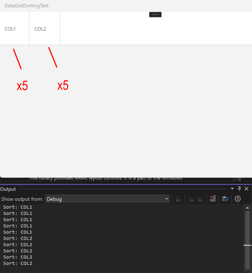 DataGrid Sorting by Tap does not always fire · Issue #4940 · CommunityToolkit ...