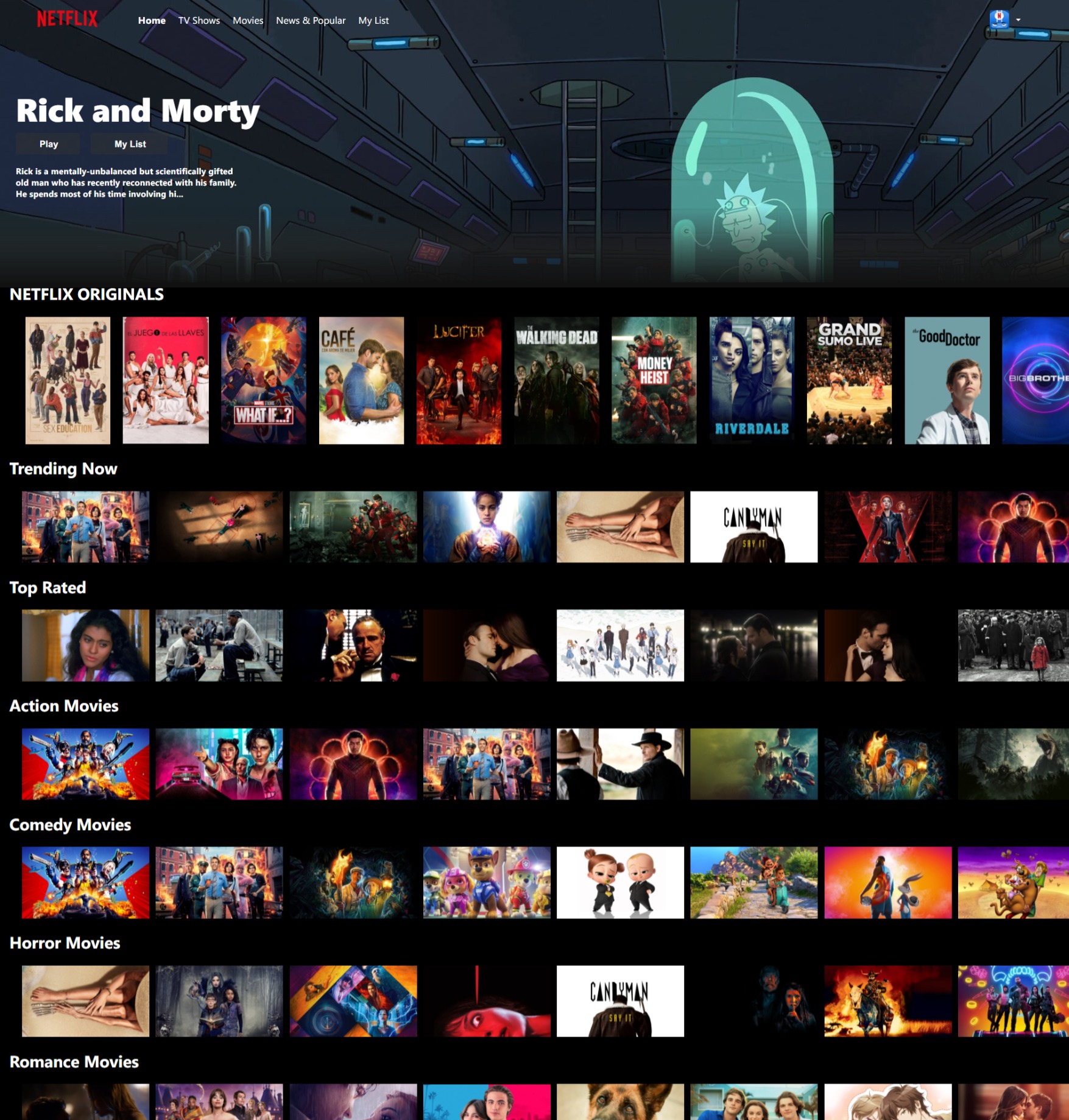 GitHub - shashwat8004/netflix-clone: 🎥🔥 Built a Netflix-inspired clone ...