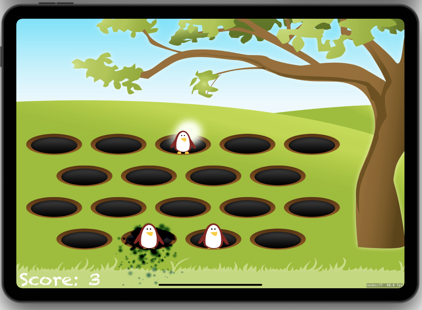 GitHub - PabloRod7/Whack-a-peguin-HWS: Game using SKCropNode and a ...