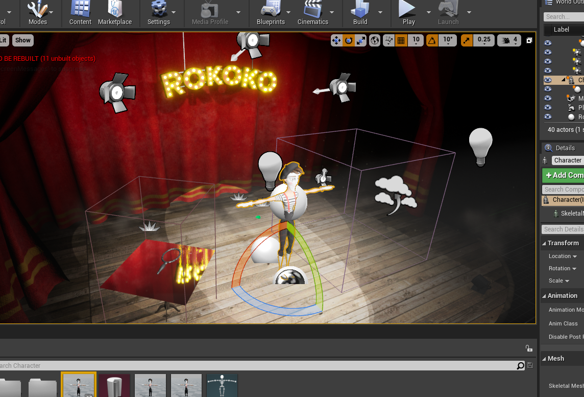 Mime actor in demo scene rotates 90 degrees on play · Issue #27 ...