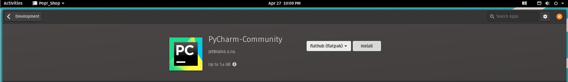 Applications installed not being found by IntelliJ (pop os 20.04 updated today) · Issue #924 ...