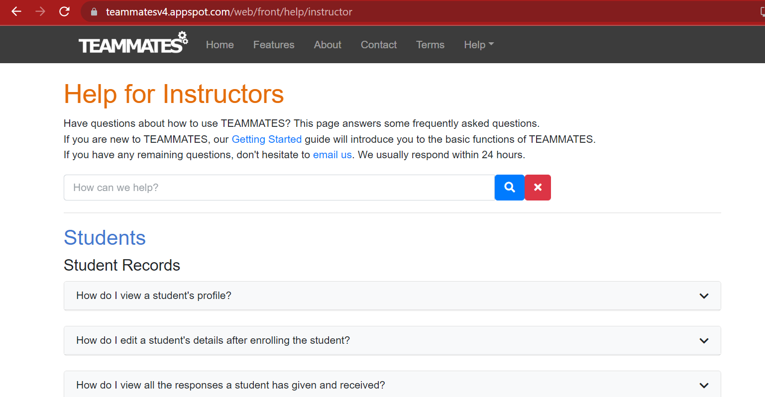 Notifications Box Overlaps With The Page Menu In The Instructor Help Page · Issue 12010 