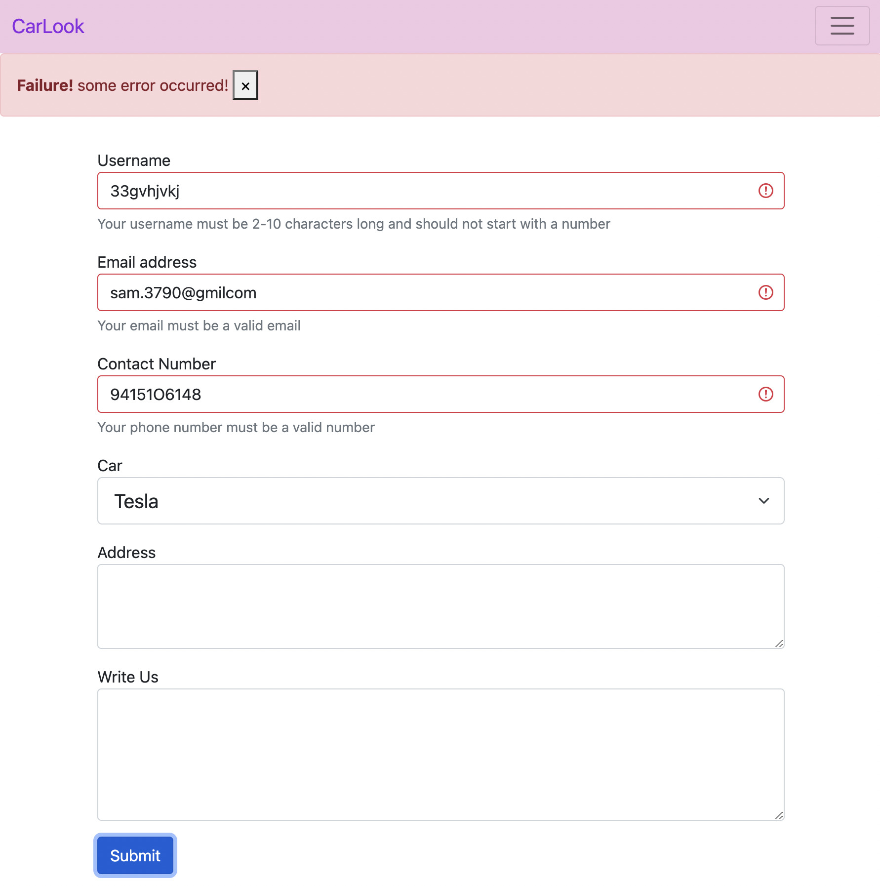 GitHub - geekshikha/Regular-Expression-Form