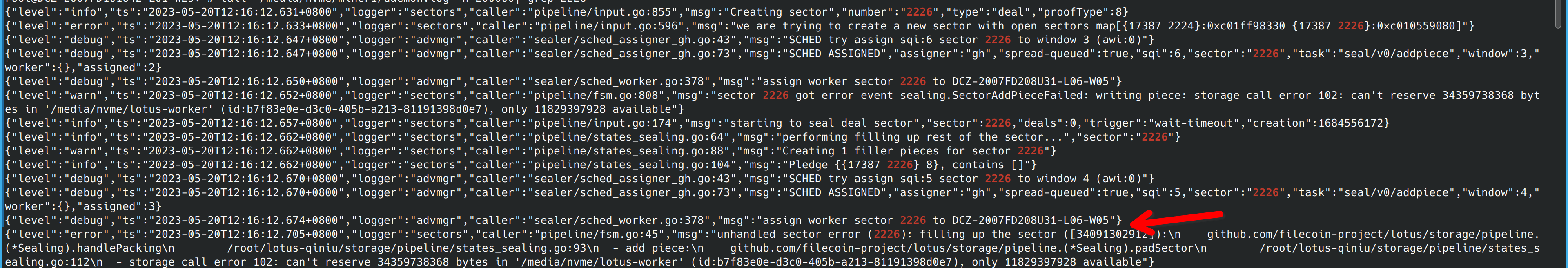 When AddPiece fails, the Packing task gets stuck. · Issue #10899 · filecoin-project/lotus · GitHub