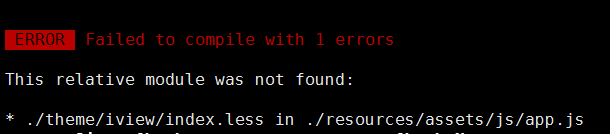 Import Less In Js File Error · Issue 1010 · Laravel Mixlaravel Mix · Github