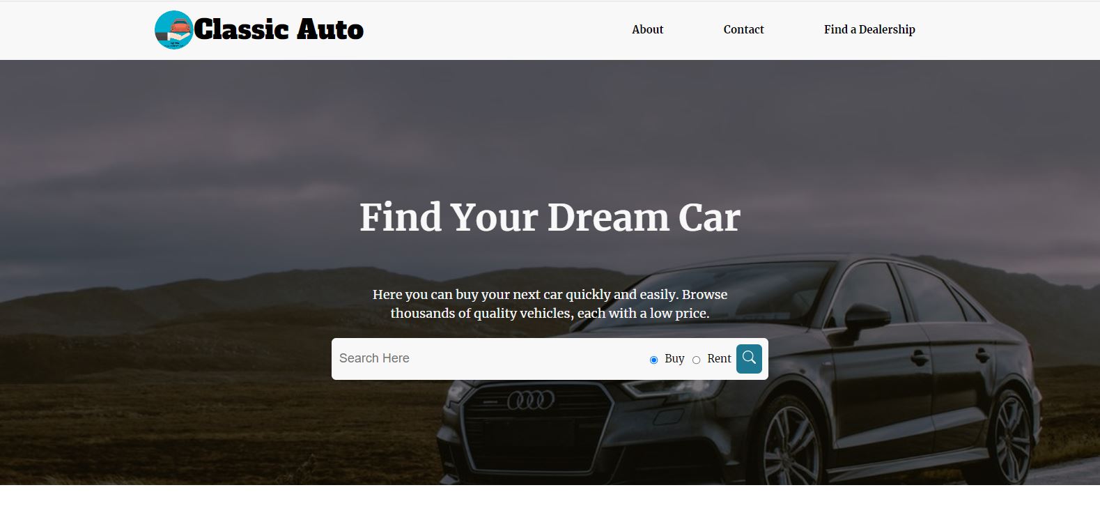 GitHub - ace-brown/ReactJS-car-dealership: car-dealership