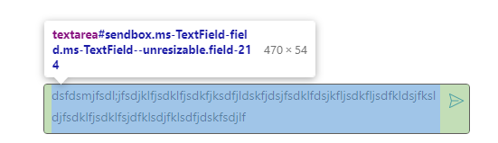 adding in sendbox padding so we dont overlap with the icon by alkwa-msft · Pull Request #621 ...