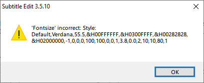 Font size should accept decimal numbers · Issue #3806 · SubtitleEdit/subtitleedit · GitHub