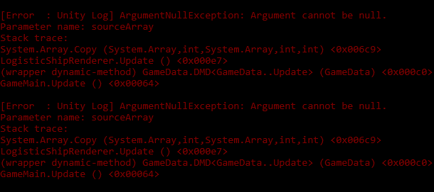 ILS ArgumentNullException LogisticShipRenderer.Update() · Issue #267 · NebulaModTeam/nebula · GitHub