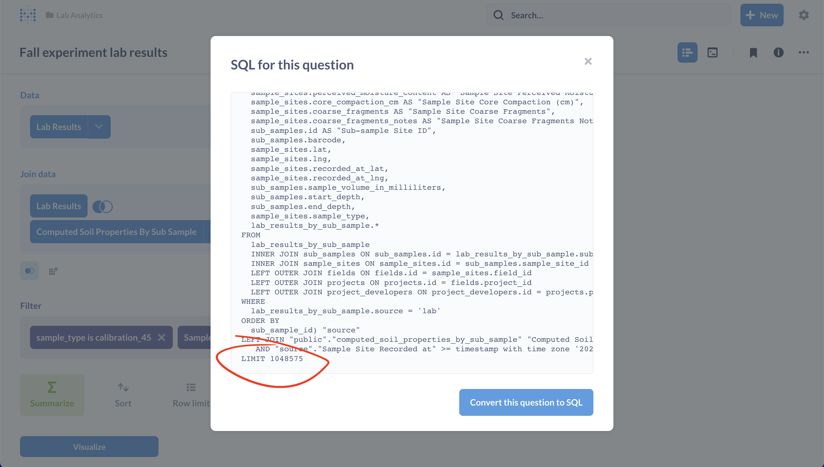 Query processor injects a limit of 1048575 but it ends up sending a limit of 2000 · Issue #27855 ...