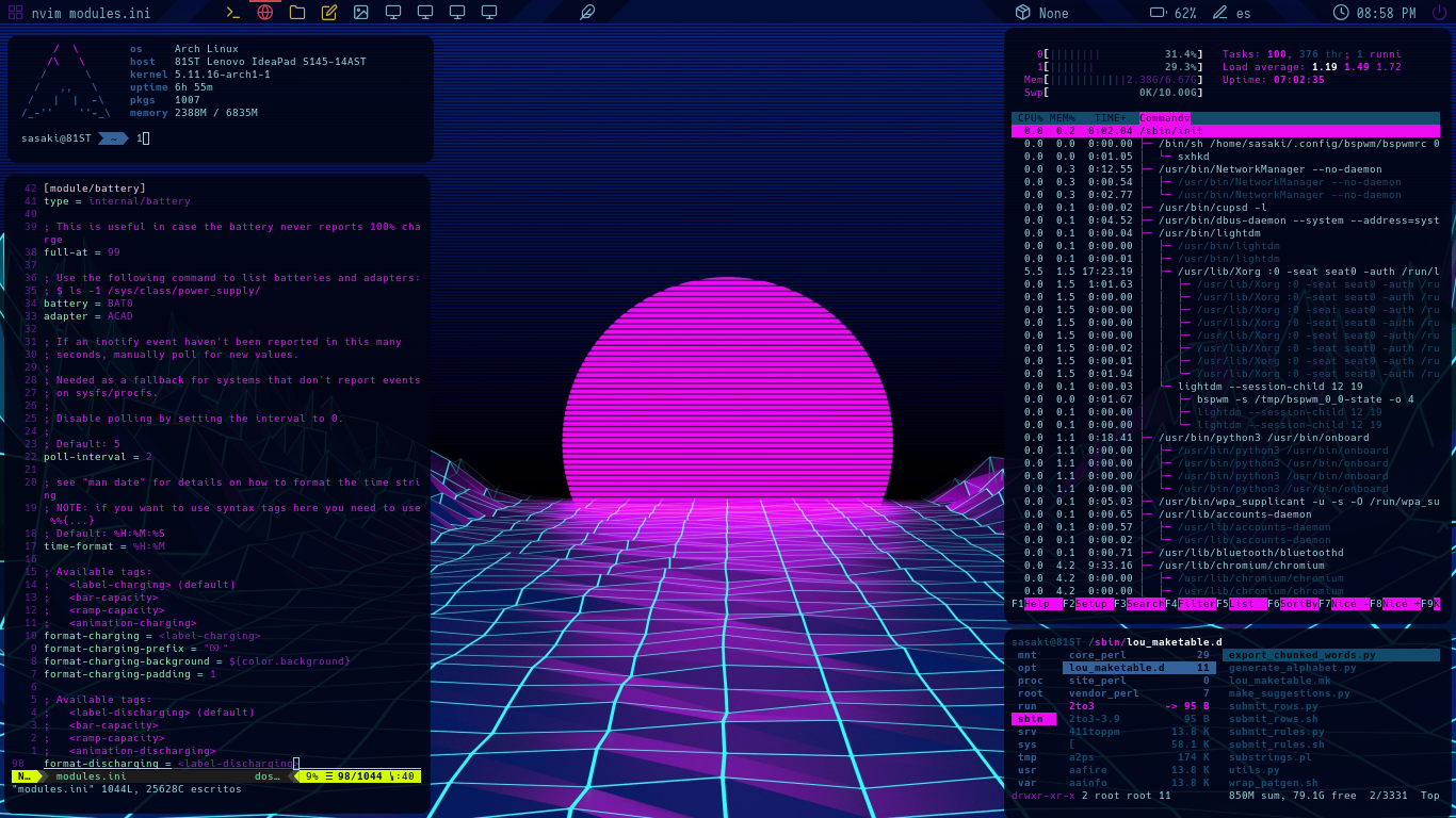 GitHub - AlguienSasaki/Dotfiles: Mis configuraciones de BSPWM en Arch Linux