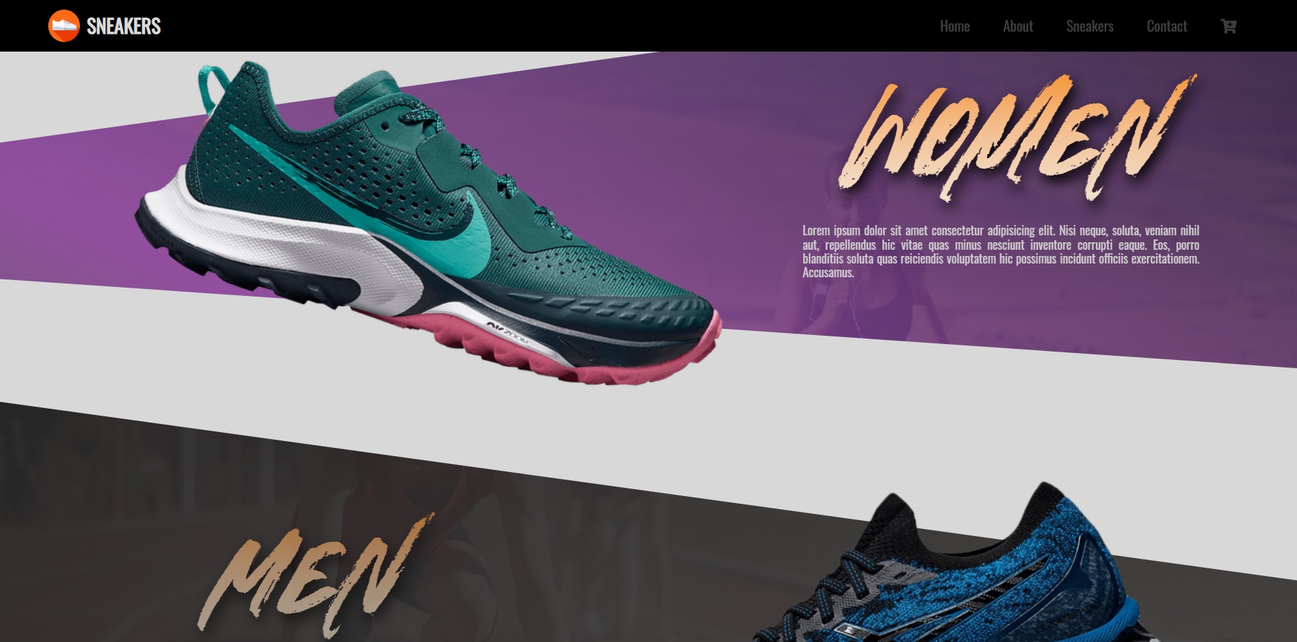 GitHub - stephanRol/Project_Sneakers: React, Sass, Responsive Design ...