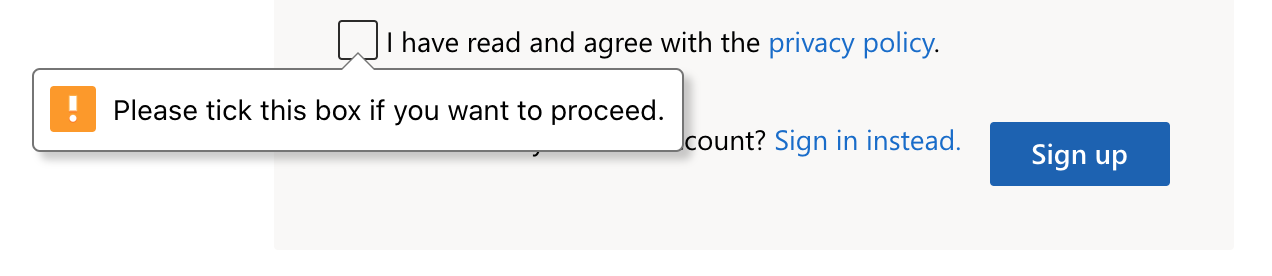 Checkbox: Add "required" property to Checkbox component · Issue #13710 · microsoft/fluentui · GitHub