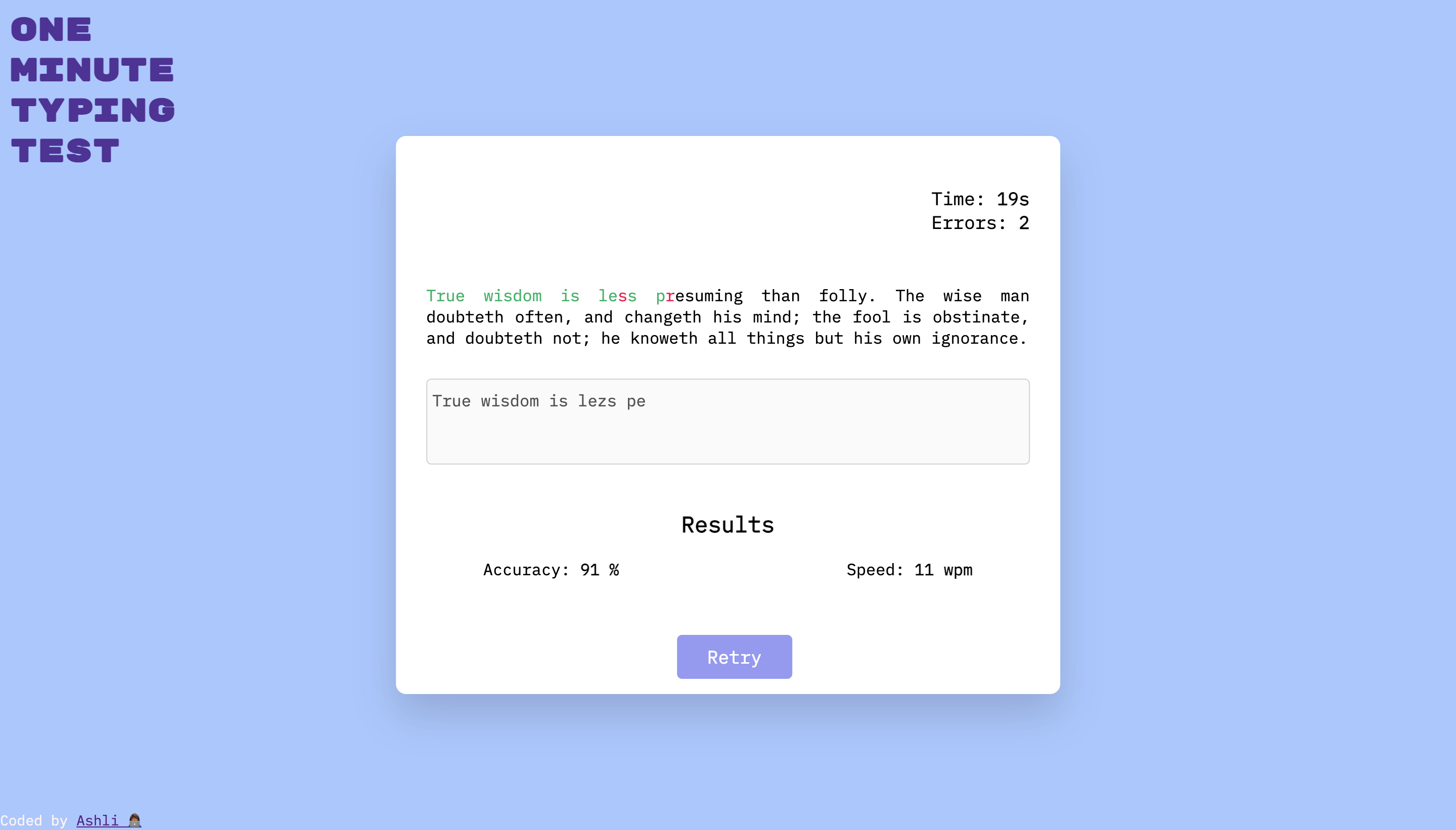 GitHub - ashpie37/typing-test: This is a simple typing speed test ...