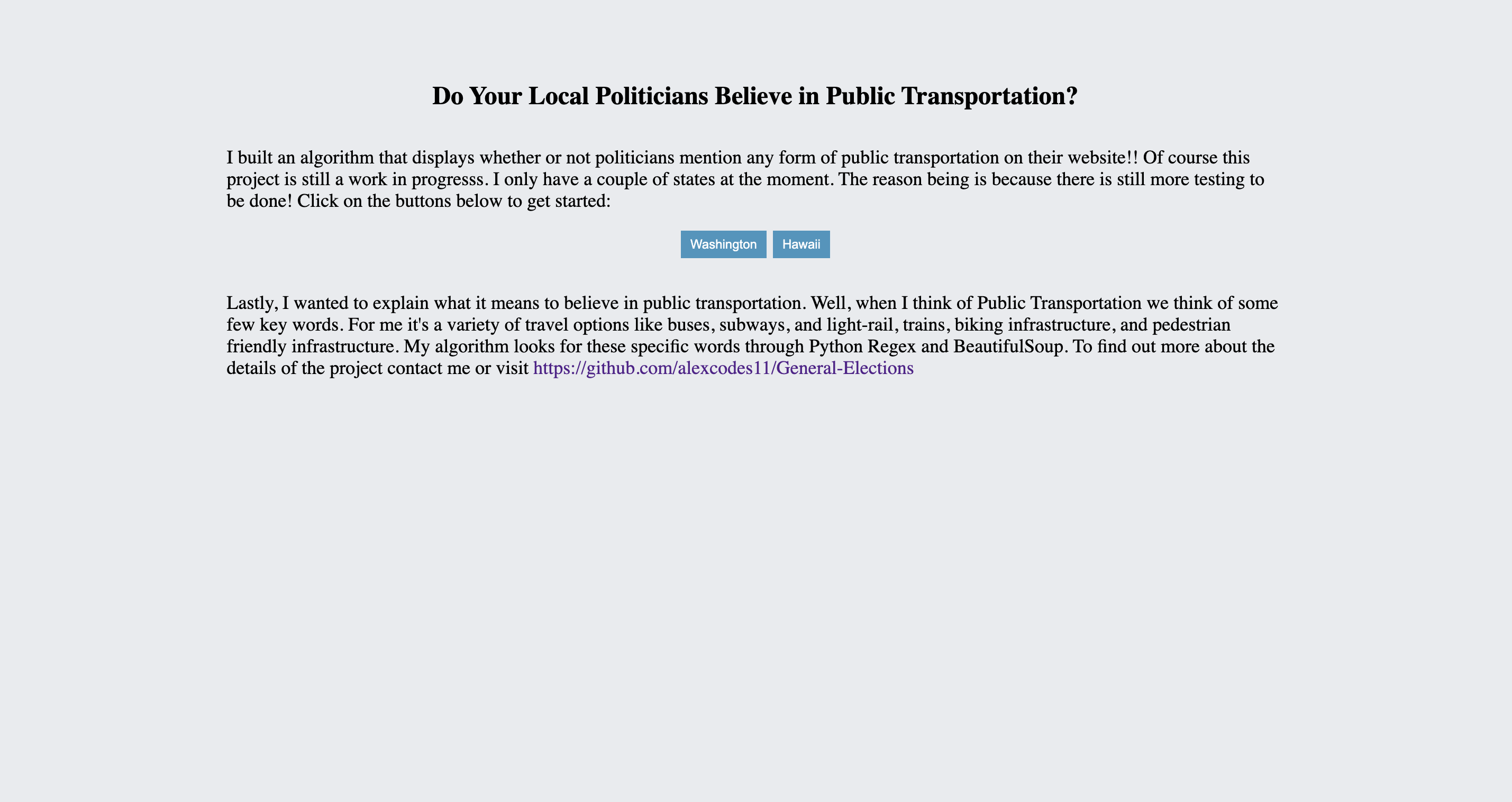 Github Alexcodes11general Elections Built A Data Mining Algorithm With Python Regex And