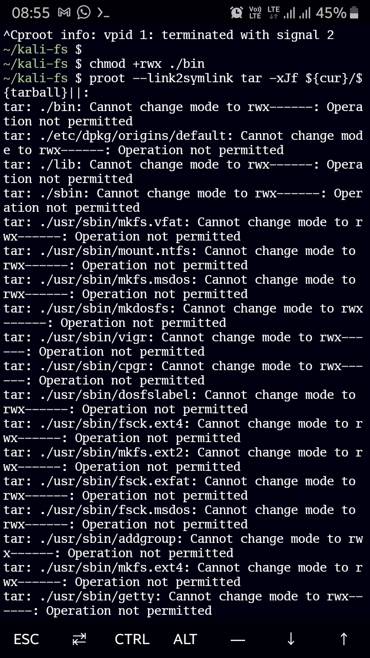can not change to rwx mode · Issue #6487 · termux/termux-packages · GitHub