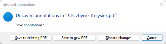 The "Unsaved annotations" modal doesn't have a cancel button · Issue #2596 · sumatrapdfreader ...