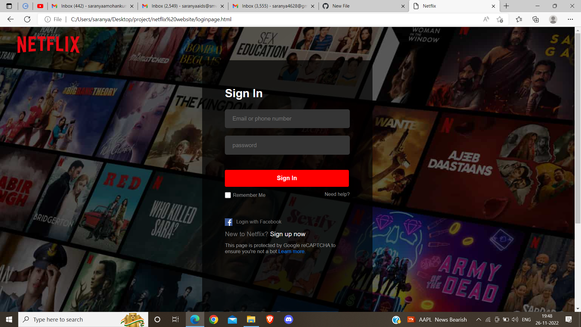 GitHub - saranyamohank/netflix-replication