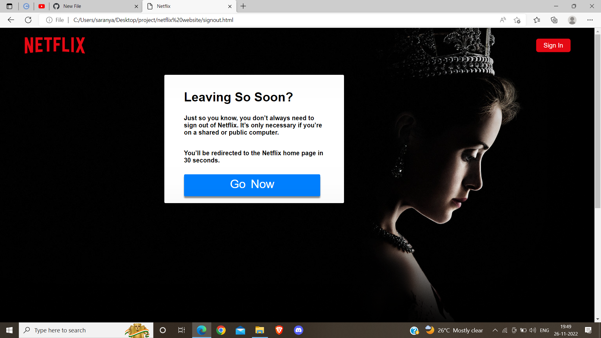 GitHub - saranyamohank/netflix-replication