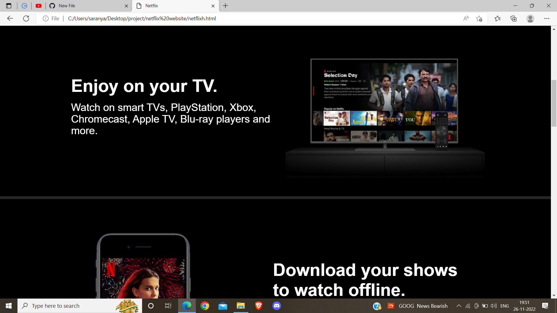 GitHub - saranyamohank/netflix-replication