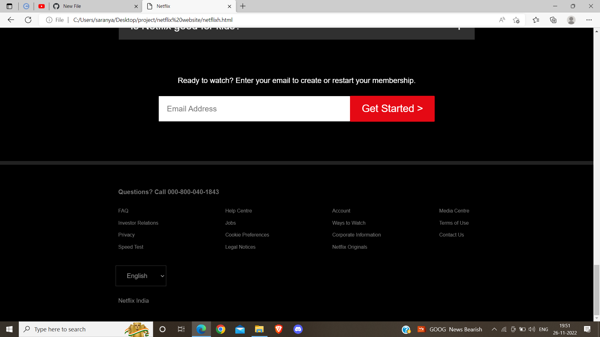 GitHub - saranyamohank/netflix-replication