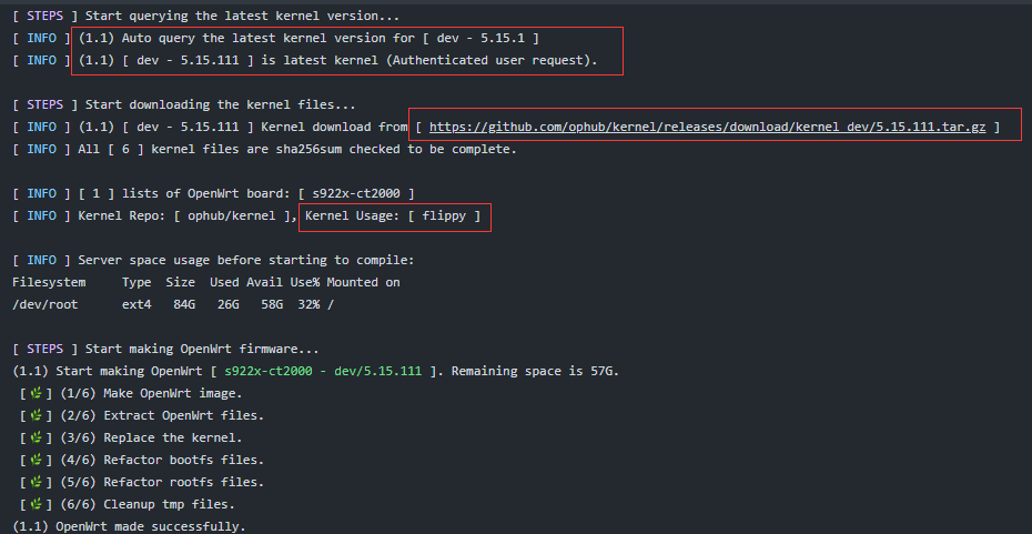 ct2000 指定内核无效 · Issue #434 · ophub/amlogic-s9xxx-openwrt · GitHub