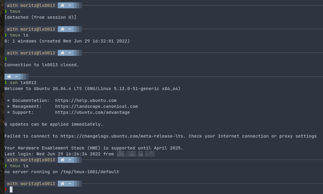 Tmux Server Terminates When Client Via Ssh Closes Its Terminal · Issue 3245 · Tmuxtmux · Github 