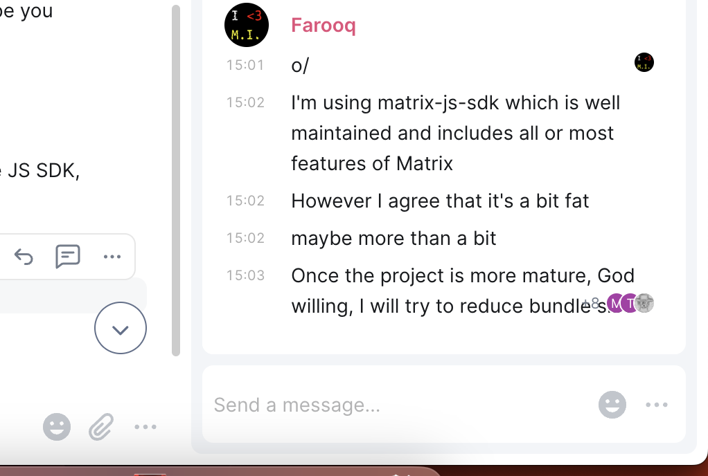 "Seen by" overflows with text when in a thread · Issue #24541 · element-hq/element-web · GitHub