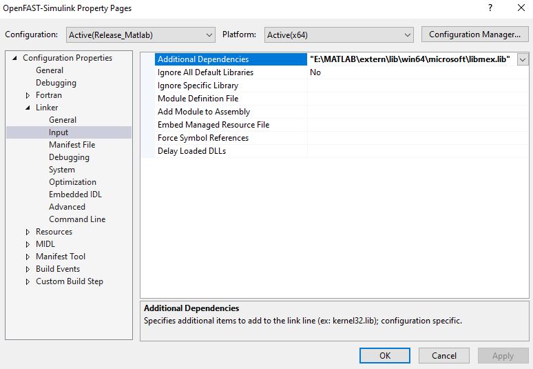 Compling OpenFAST with Simulink in VS error #11023 and LNK2019 · Issue #676 · OpenFAST/openfast ...